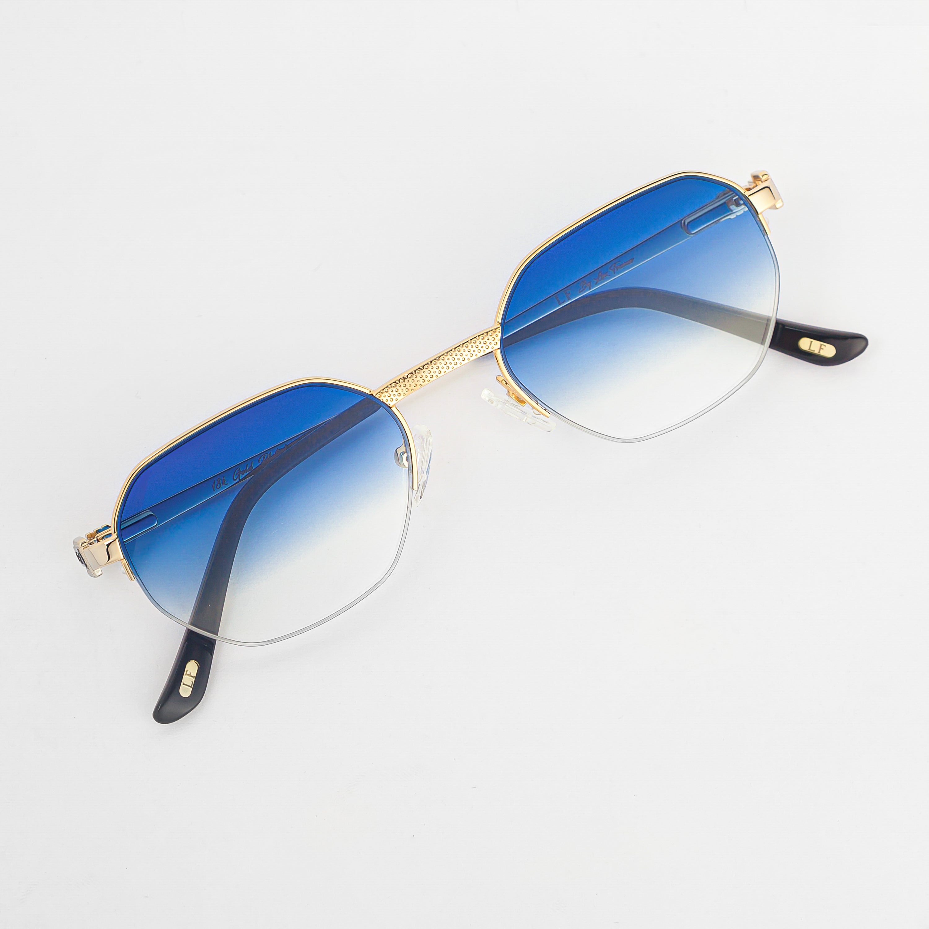 LF Half Rim X - Blue Fade – Lux Frames