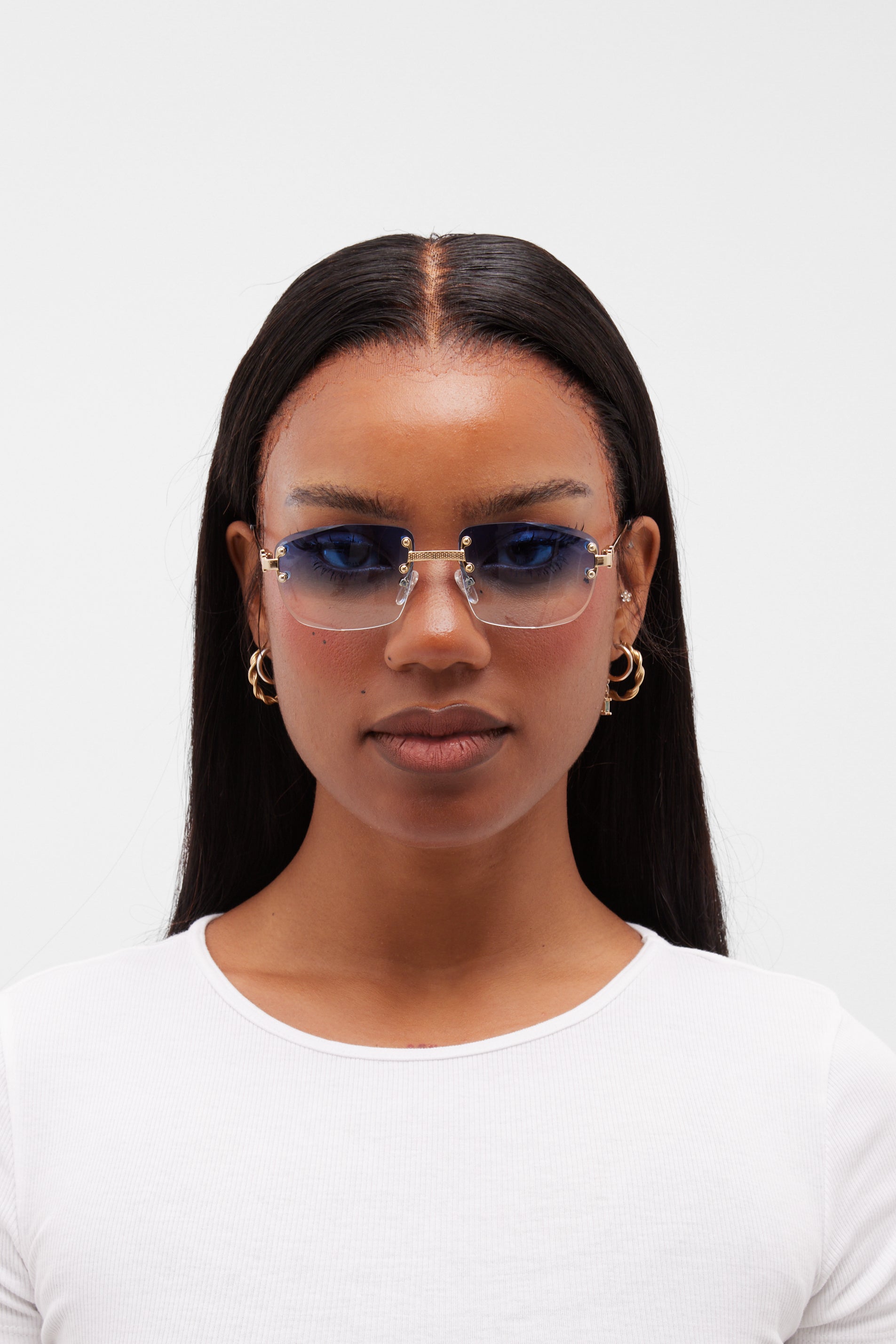 LF Rimless Class V - Blue Fade – Lux Frames