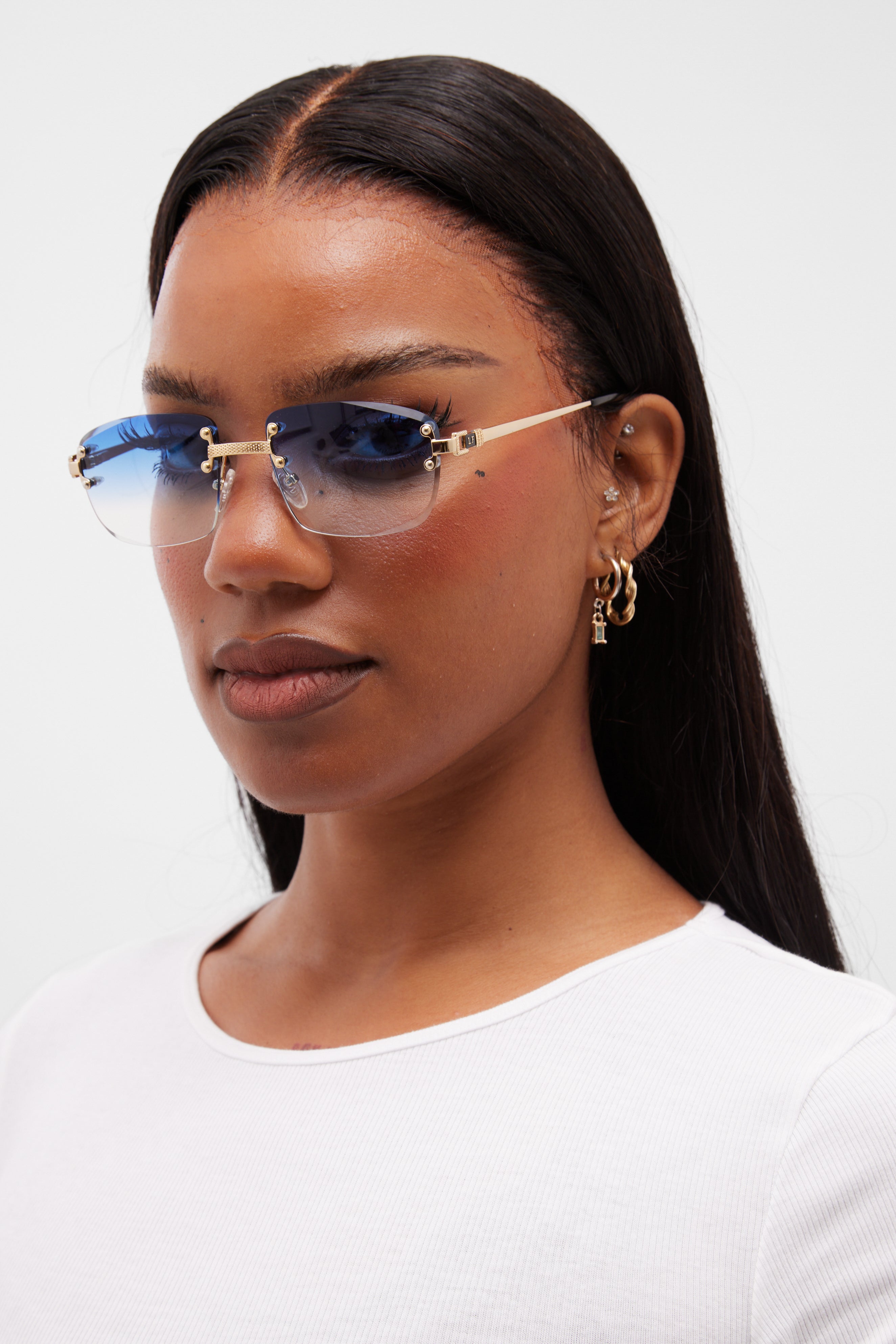 LF Rimless Class V - Blue Fade – Lux Frames