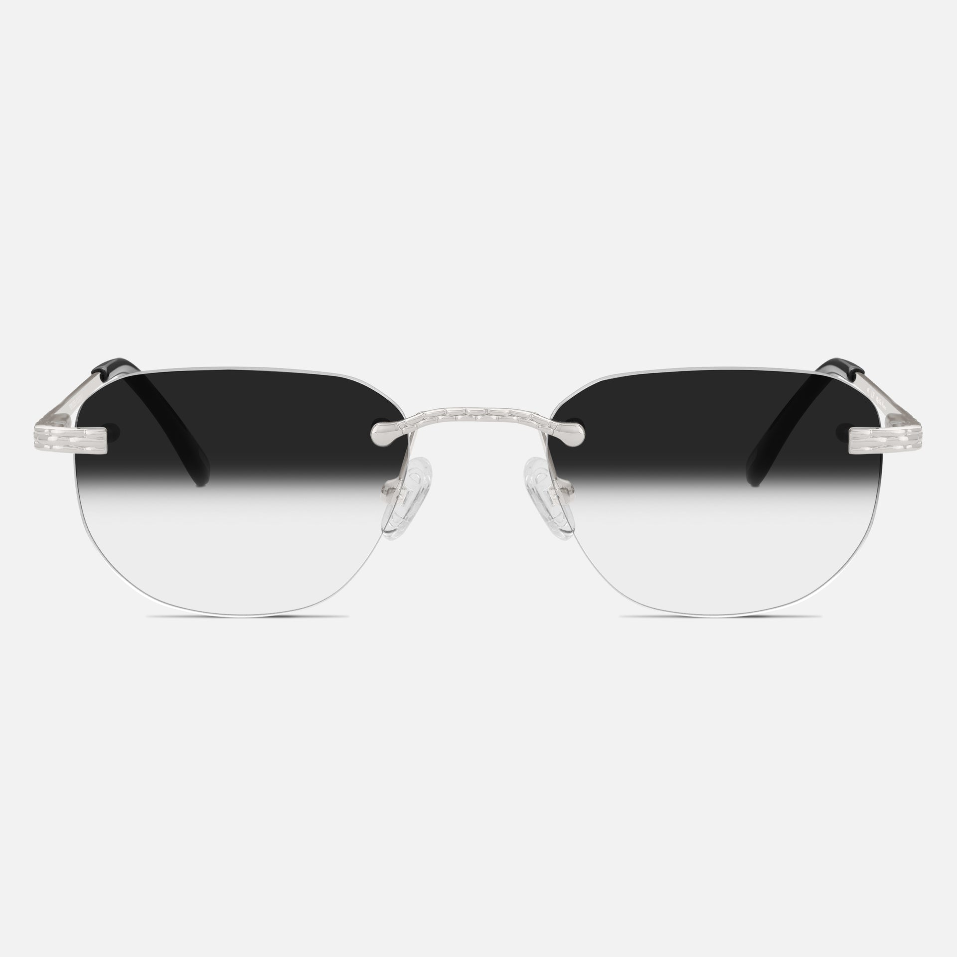 Silver Rimless Class I - Black Fade – Lux Frames