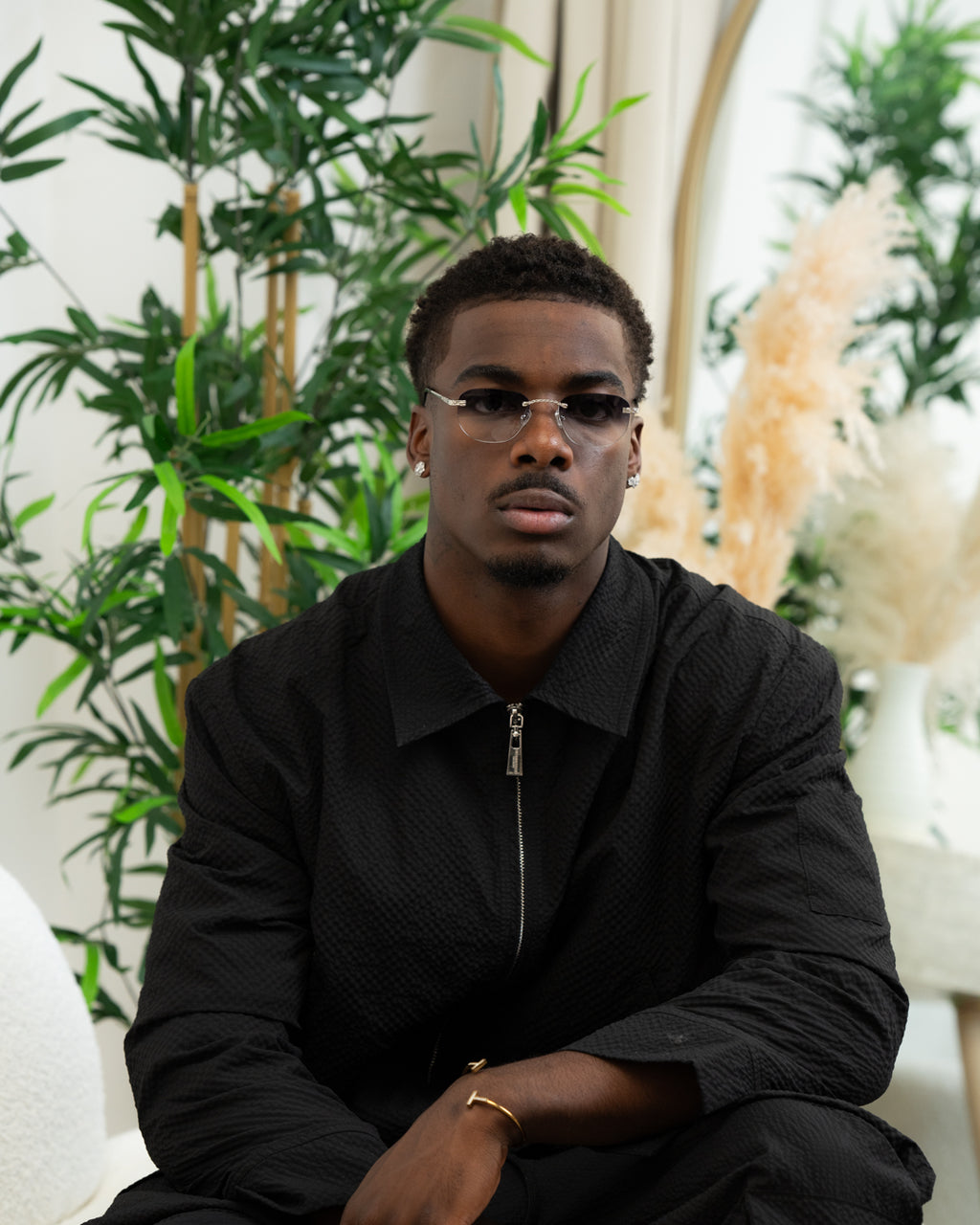 Silver Rimless Class I - Black Fade – Lux Frames