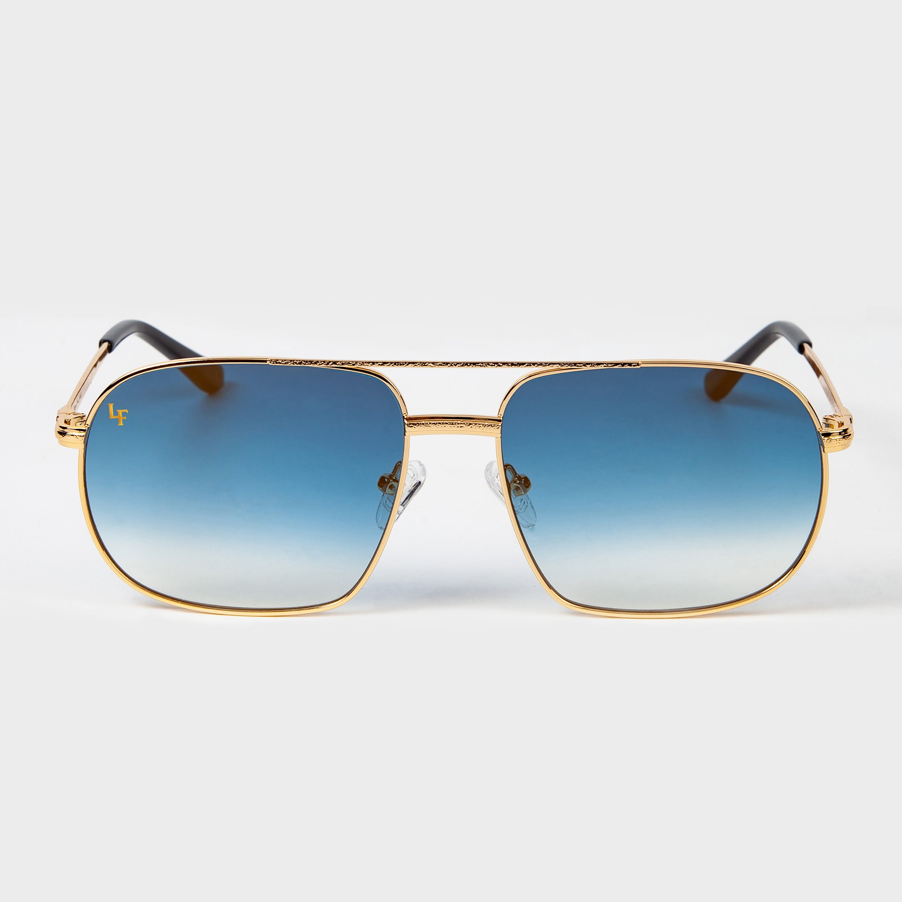 LF Prez - Blue Fade / Gold Flash – Lux Frames